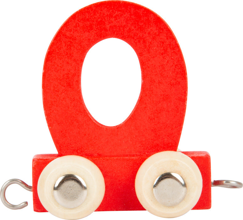 Personalised Name Train | Letter O | Red – Home Made Beautiful