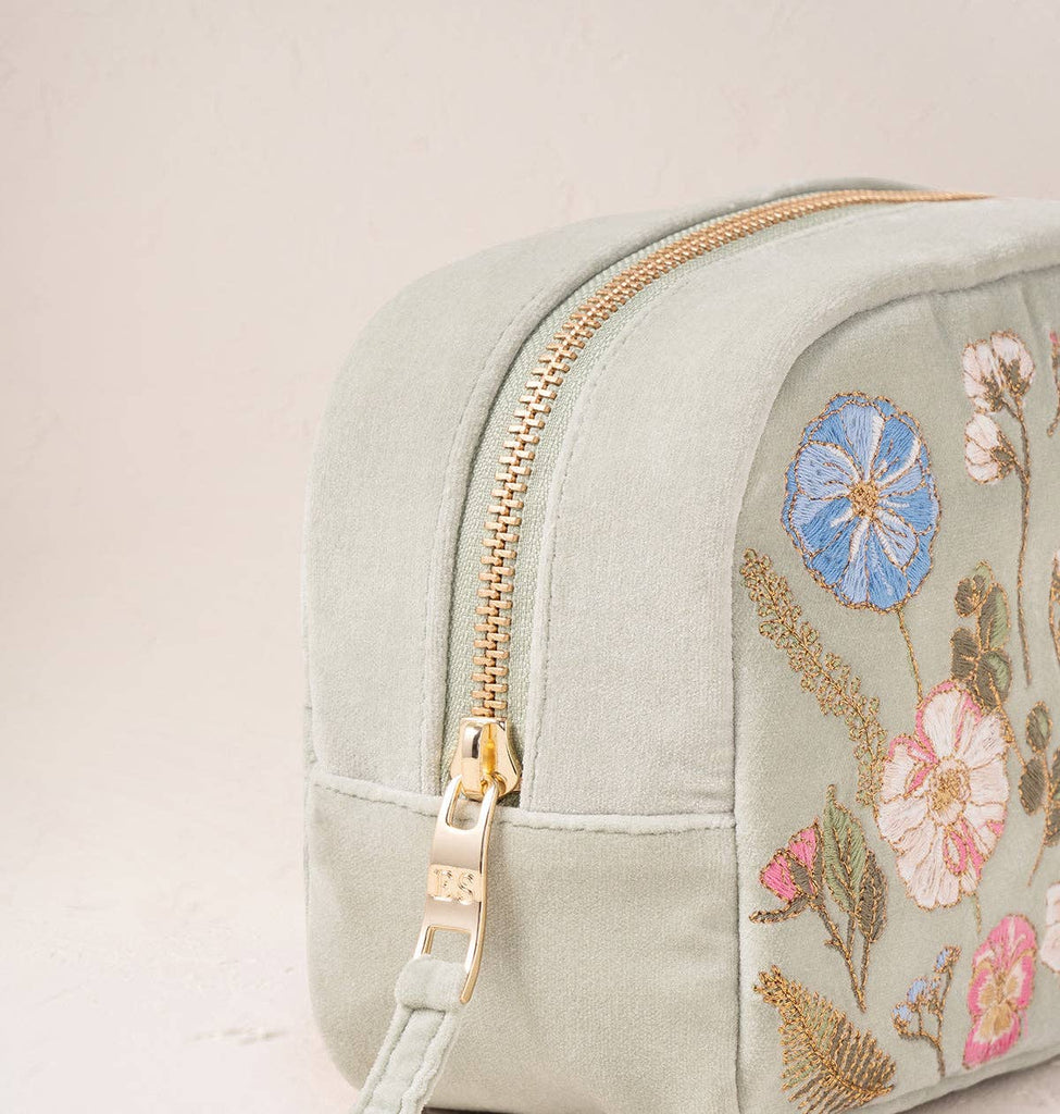 Pressed Flowers Makeup Bag – Home Made Beautiful