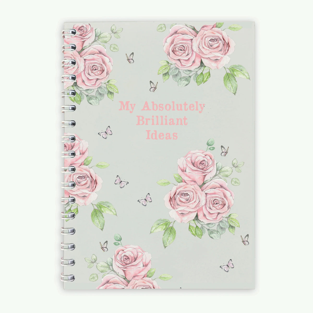 Crumble & Core | Wire Bound A5 Notebook | Pink Rose Brilliant Ideas ...