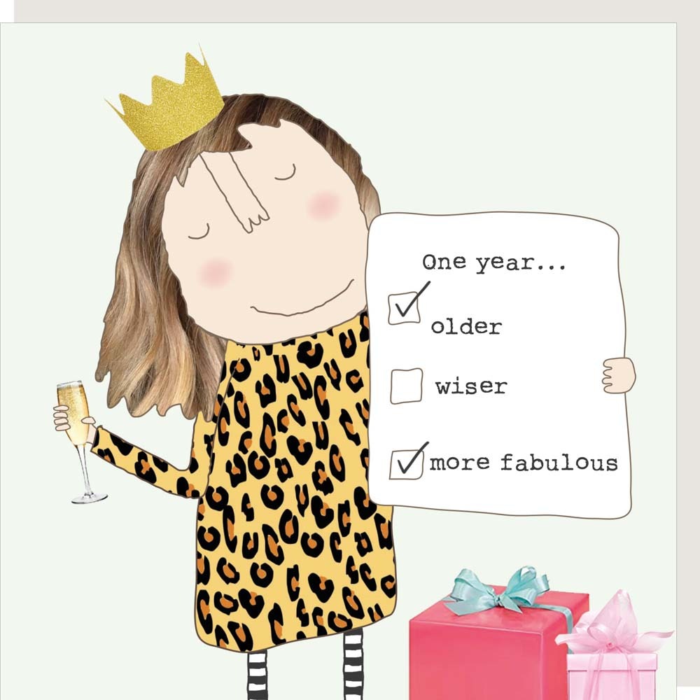 Rosie Made A Thing | "One Year Older Wiser More Fabulous" – Home Made ...