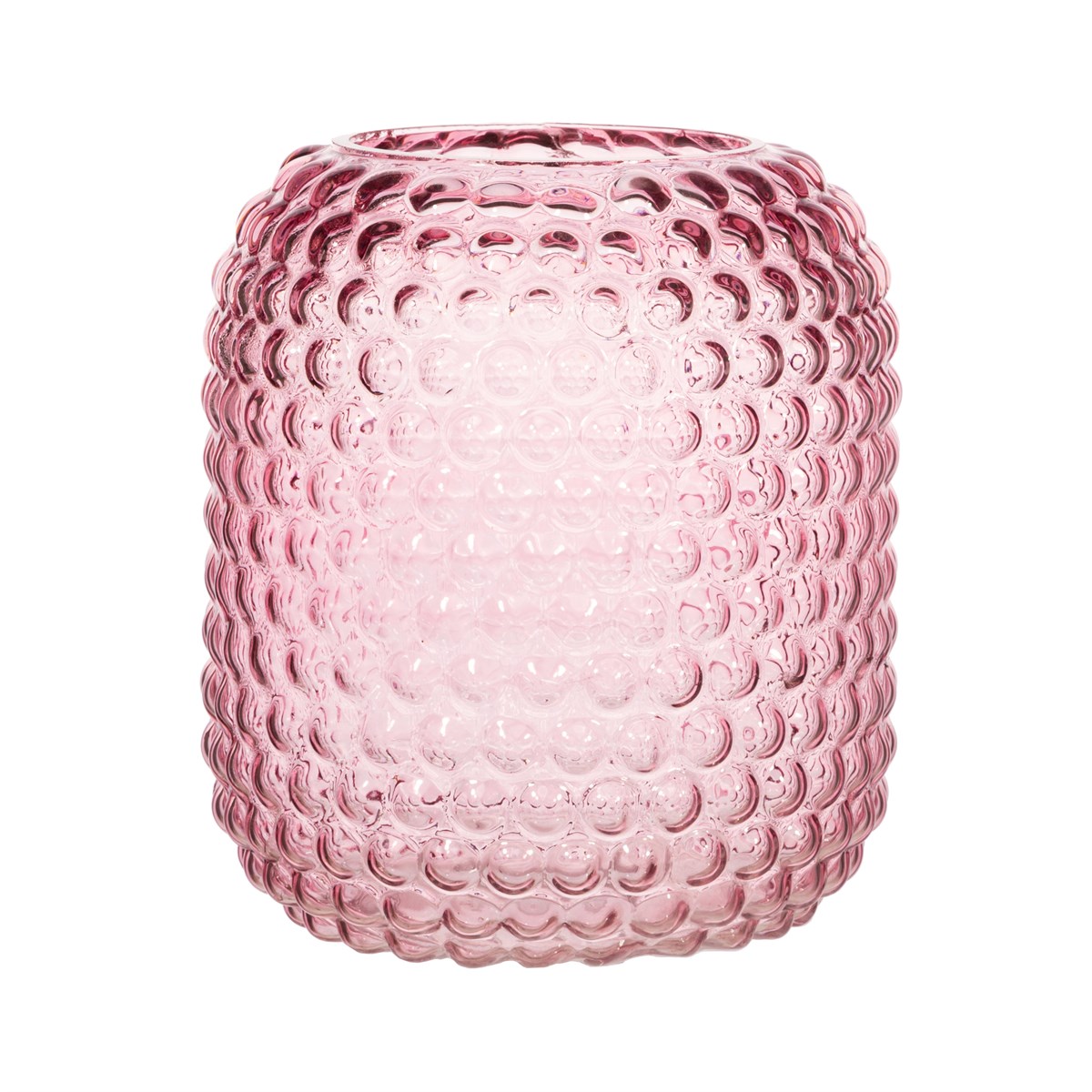 Pink Glass Bobble Vase – Home Made Beautiful