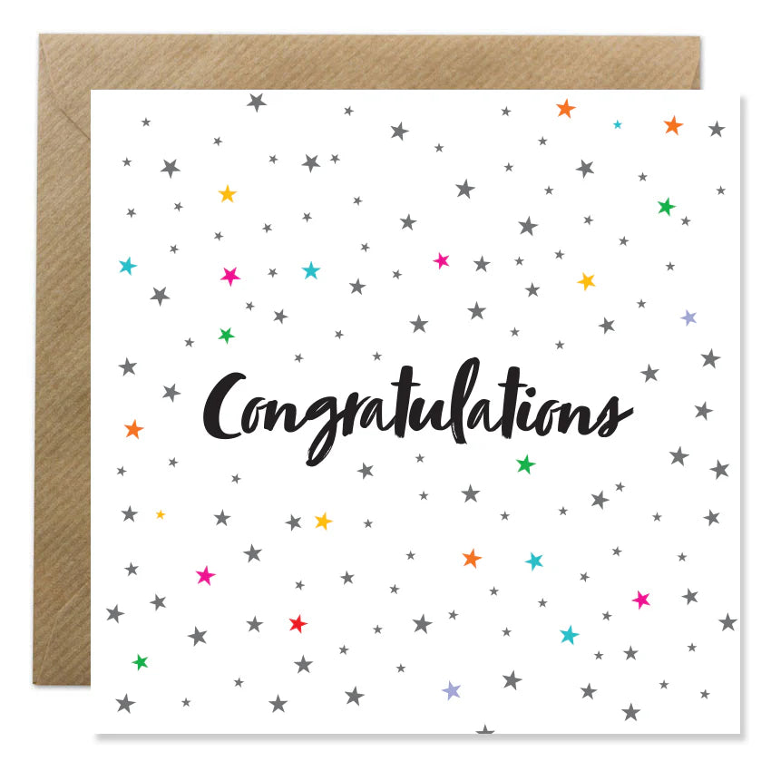 Bold Bunny 'Congratulations Star' Card – Home Made Beautiful