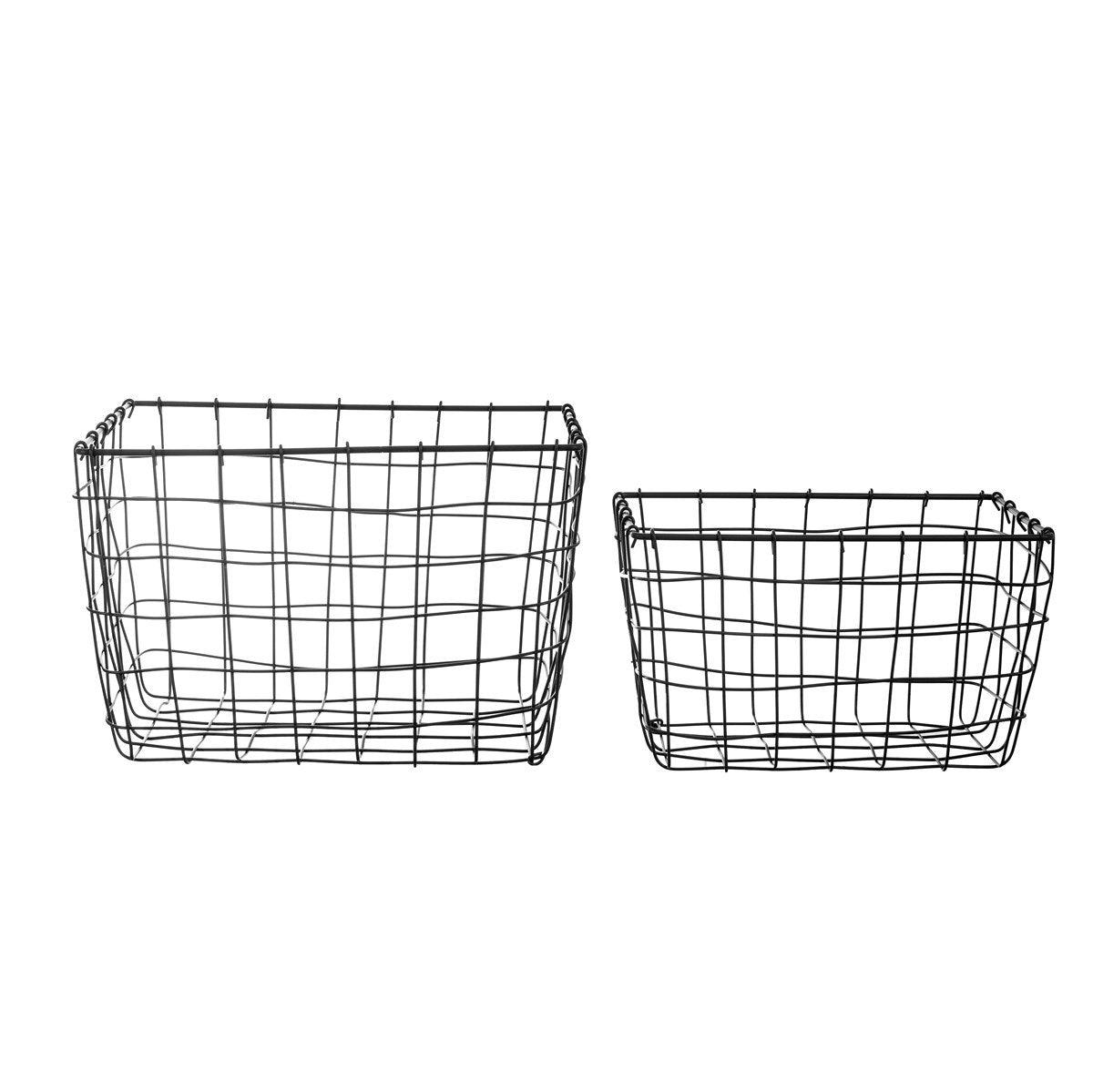 Industrial Wire Baskets Set Of 2 – Home Made Beautiful